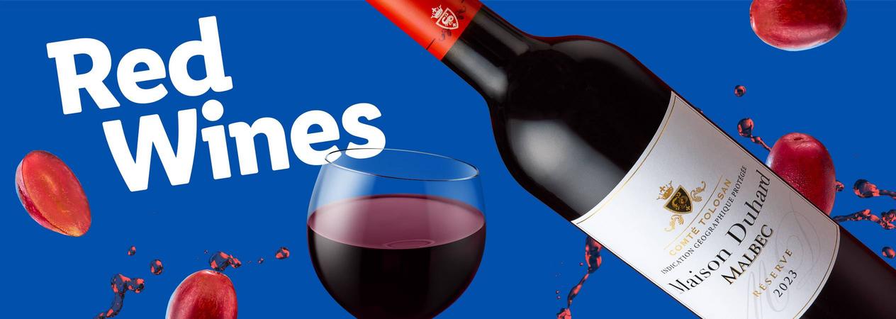 Red Wine | Merlot, Pinot Noir & Cabernet Sauvignon | Lidl GB